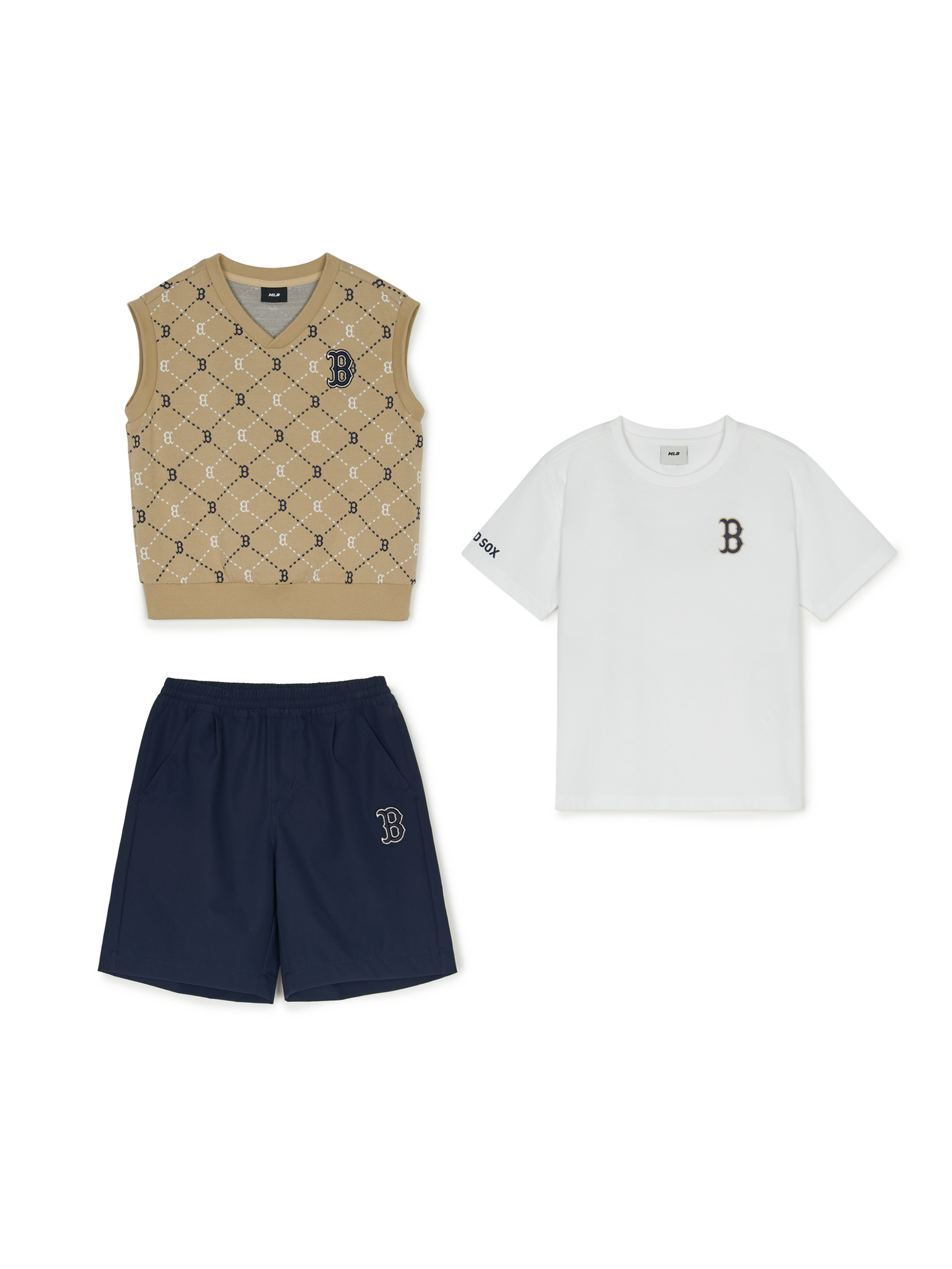 Dia Monogram Vest Short Slv 3 Set – MLB
